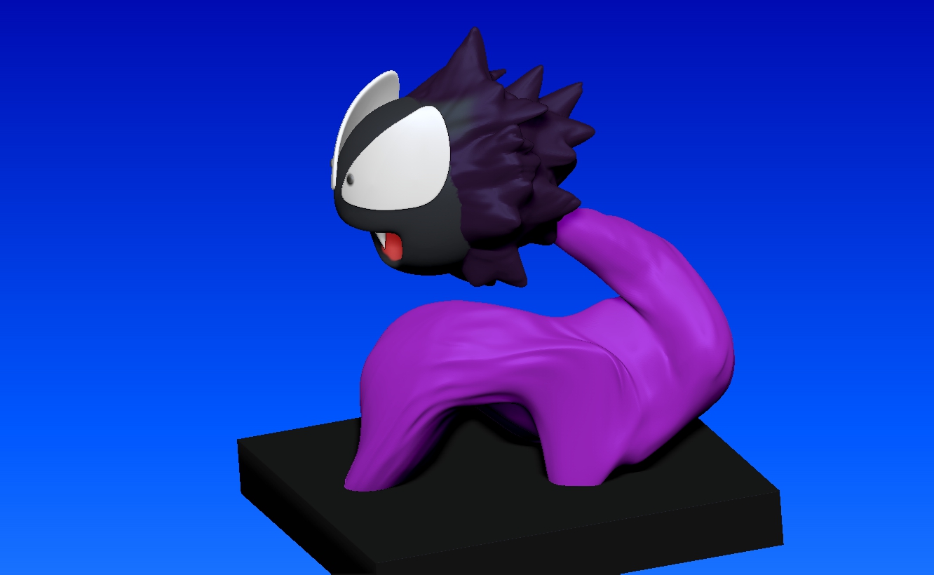 Fichier STL Gasli Pokémon 🐉 ・Modèle pour impression 3D à télécharger・Cults