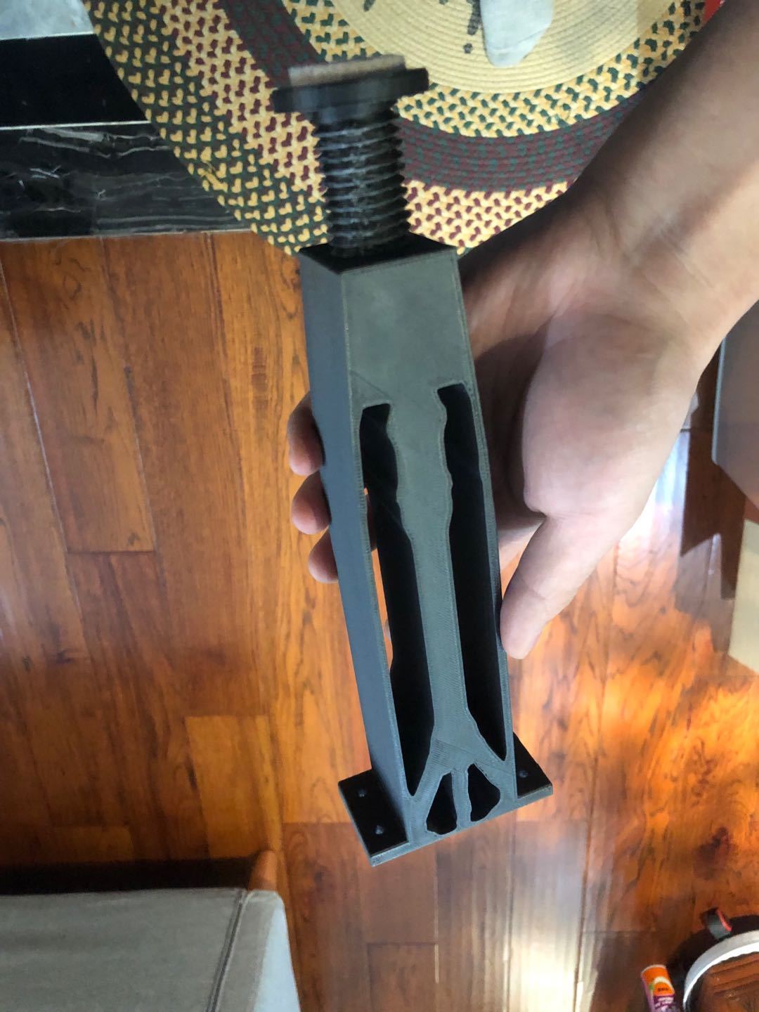 Free STL file adjustable support ,Topology Optimization,可调节支撑 🏠 ・3D ...