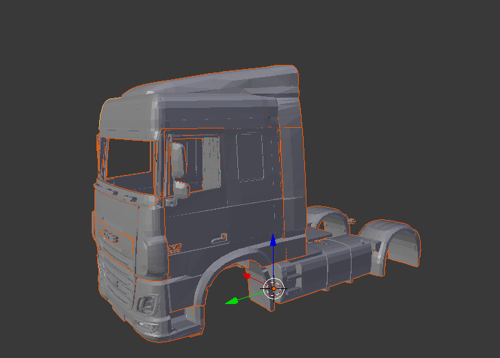 3D file RC truck cab 1:14 Model XF106 🚚 ・3D print design to download・Cults
