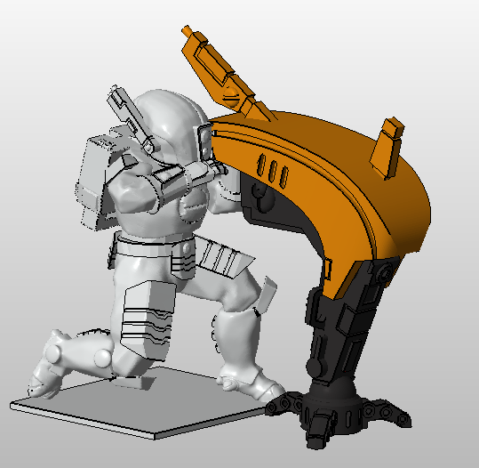 🔫 Tau Sniper Drone Squad・Free STL File for ・Cults