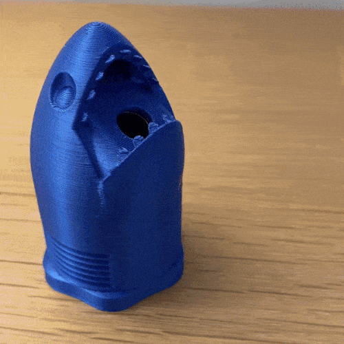 🦈 Shark pencil sharpener・Free STL File for ・Cults