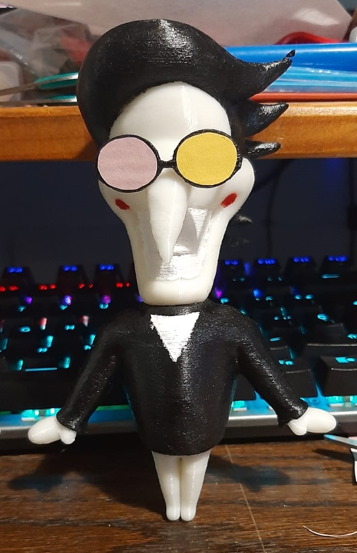 🎲 Spamton G. Spamton - Deltarune・Free 3D File for ・Cults