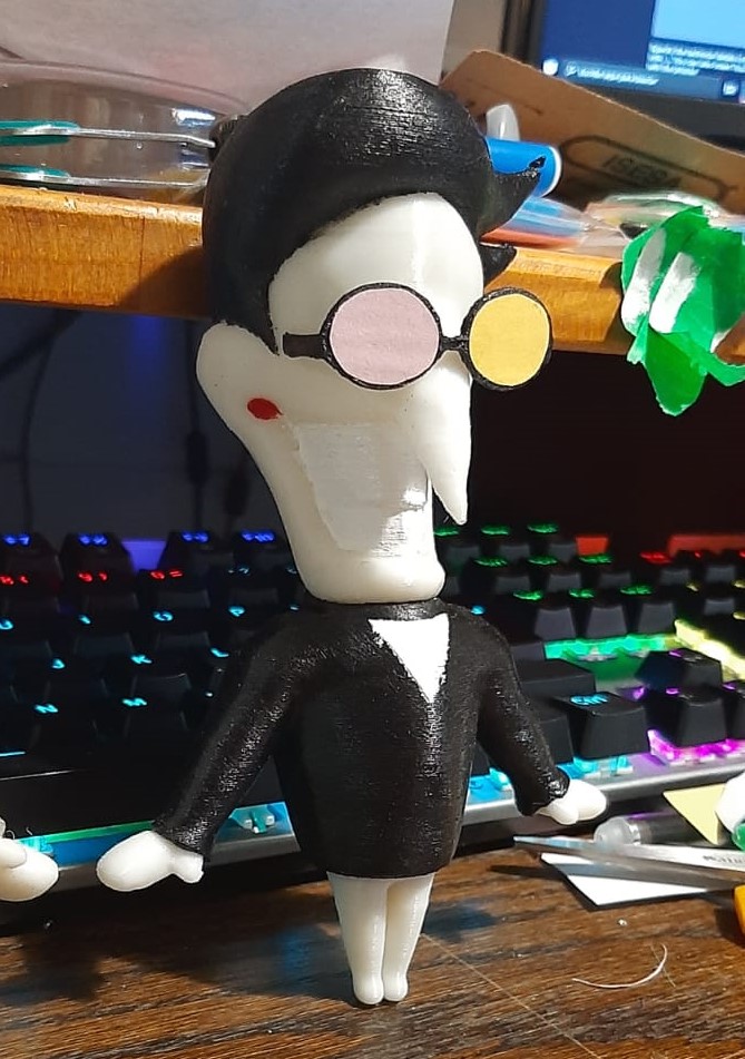 🎲 Spamton G. Spamton - Deltarune・Free 3D File for ・Cults