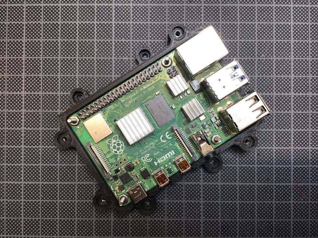 🔧 Raspberry Pi4 B Case・Free STL File for ・Cults