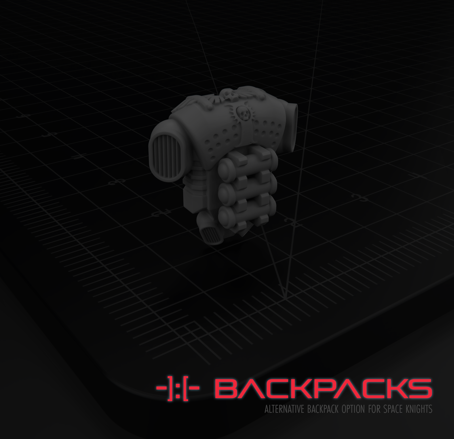 ⚔ I-Backpacks・ STL File for ・Cults