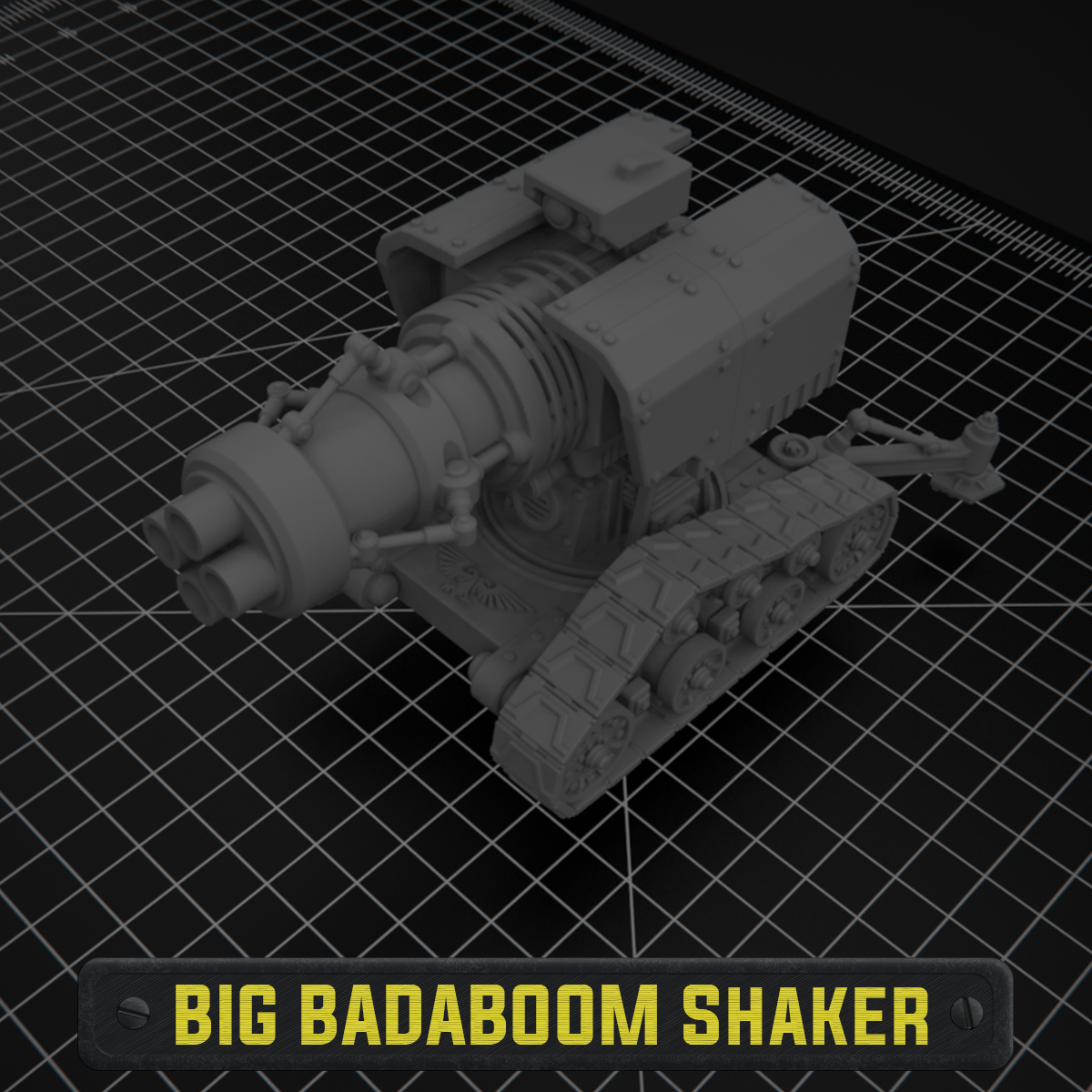 ⚔ Big Badaboom Shaker・ STL File for ・Cults
