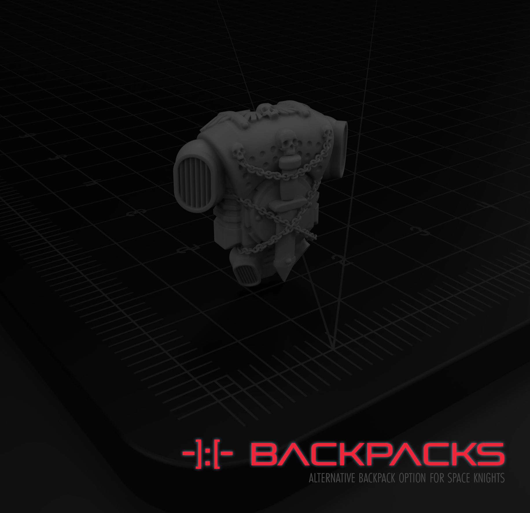 ⚔ I-Backpacks・ STL File for ・Cults