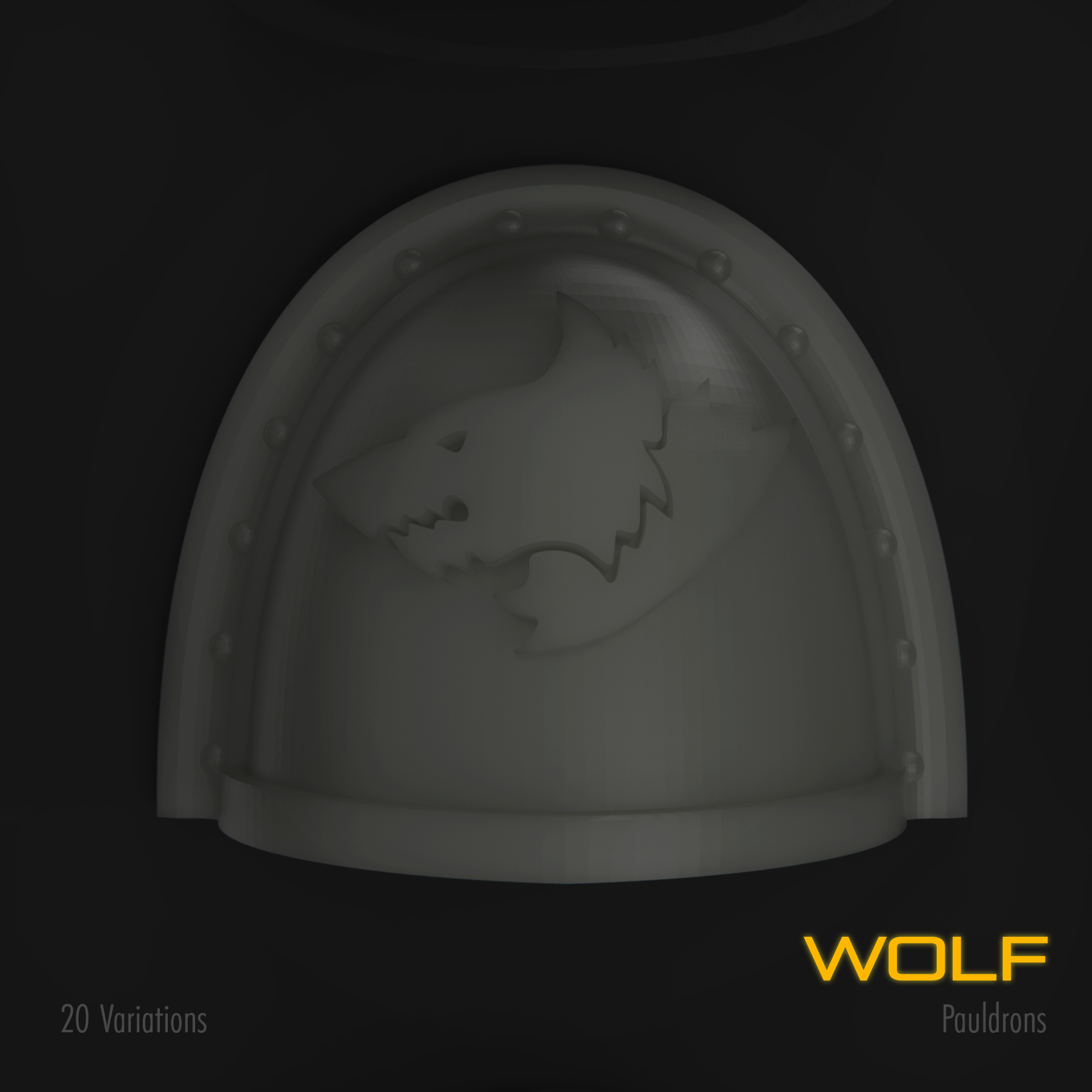 Файл STL Wolf Space Marine Pauldron Pack 🐺 ・Модель для загрузки и 3D ...