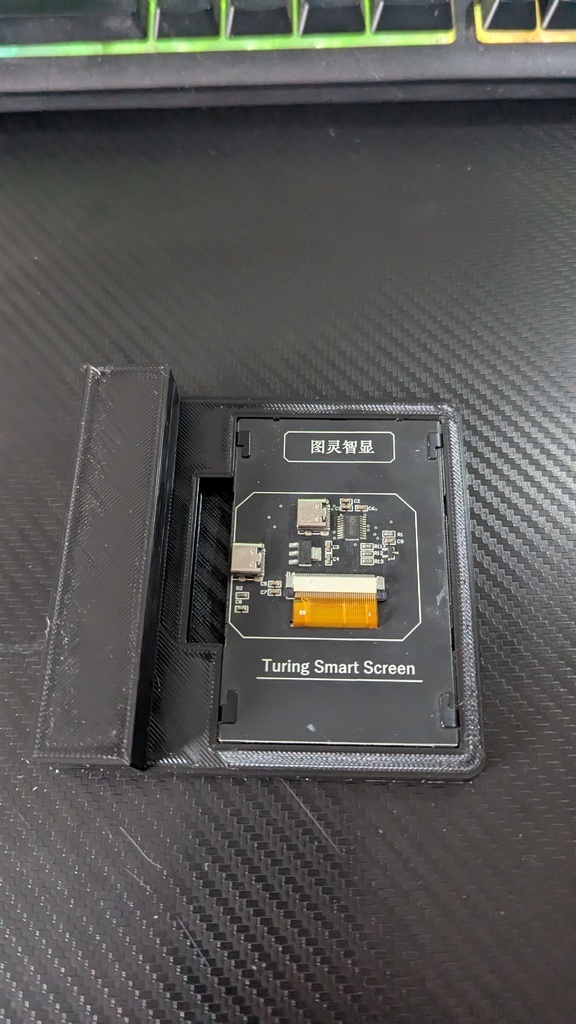 Free 3D file Turing Smart Screen support 🏢 ・3D printing model to ...