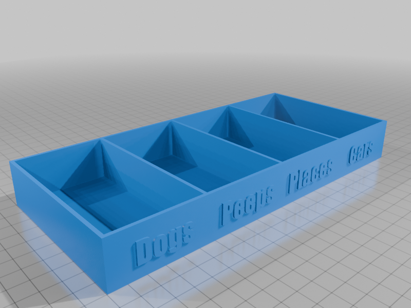 📽️ Film slide sorting tray・Free 3D File for ・Cults