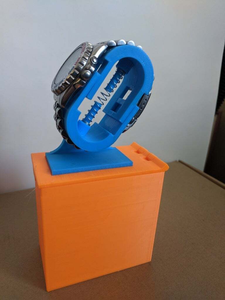 ⌚ Watch Stand with Storage and Display Box・Free STL File for ・Cults