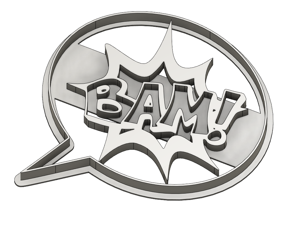 STL file Comic book punch 📚 ・3D printing template to download・Cults