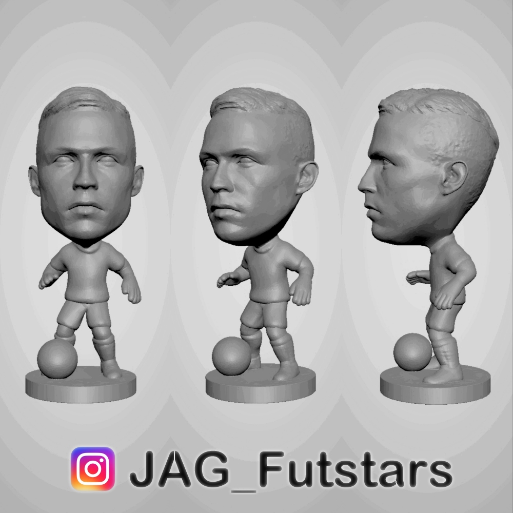 STL file Cristiano Ronaldo - Soccer Figure ⚽ ・3D printing idea to ...