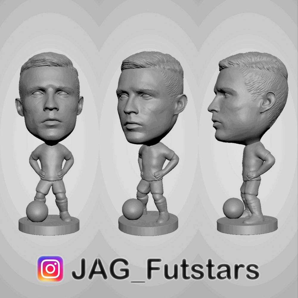 STL file Cristiano Ronaldo - Soccer Figure ⚽ ・3D printing idea to ...