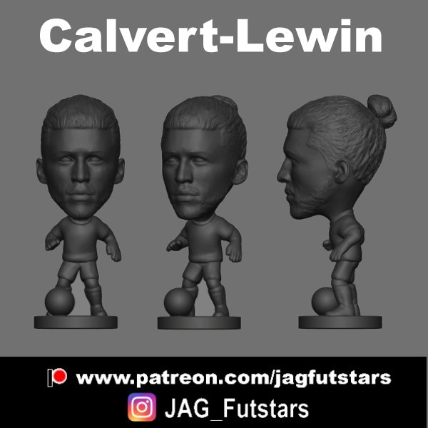 STL file Calvert-Lewin - Soccer Figure ⚽・Model to download and 3D print ...