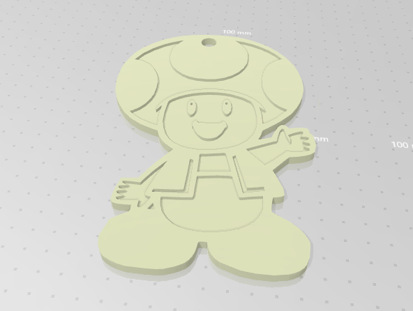Free STL file Toad sm keychain 🗝️ ・3D printing template to download・Cults