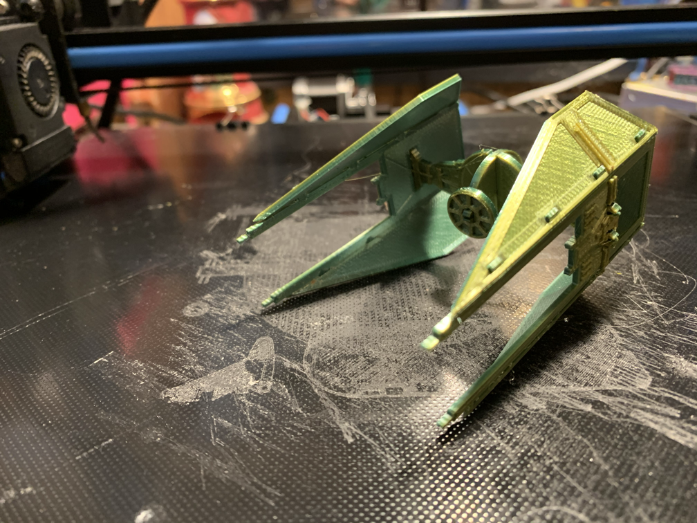 3D printing Tie Fighter Interceptor Kit Card・Cults