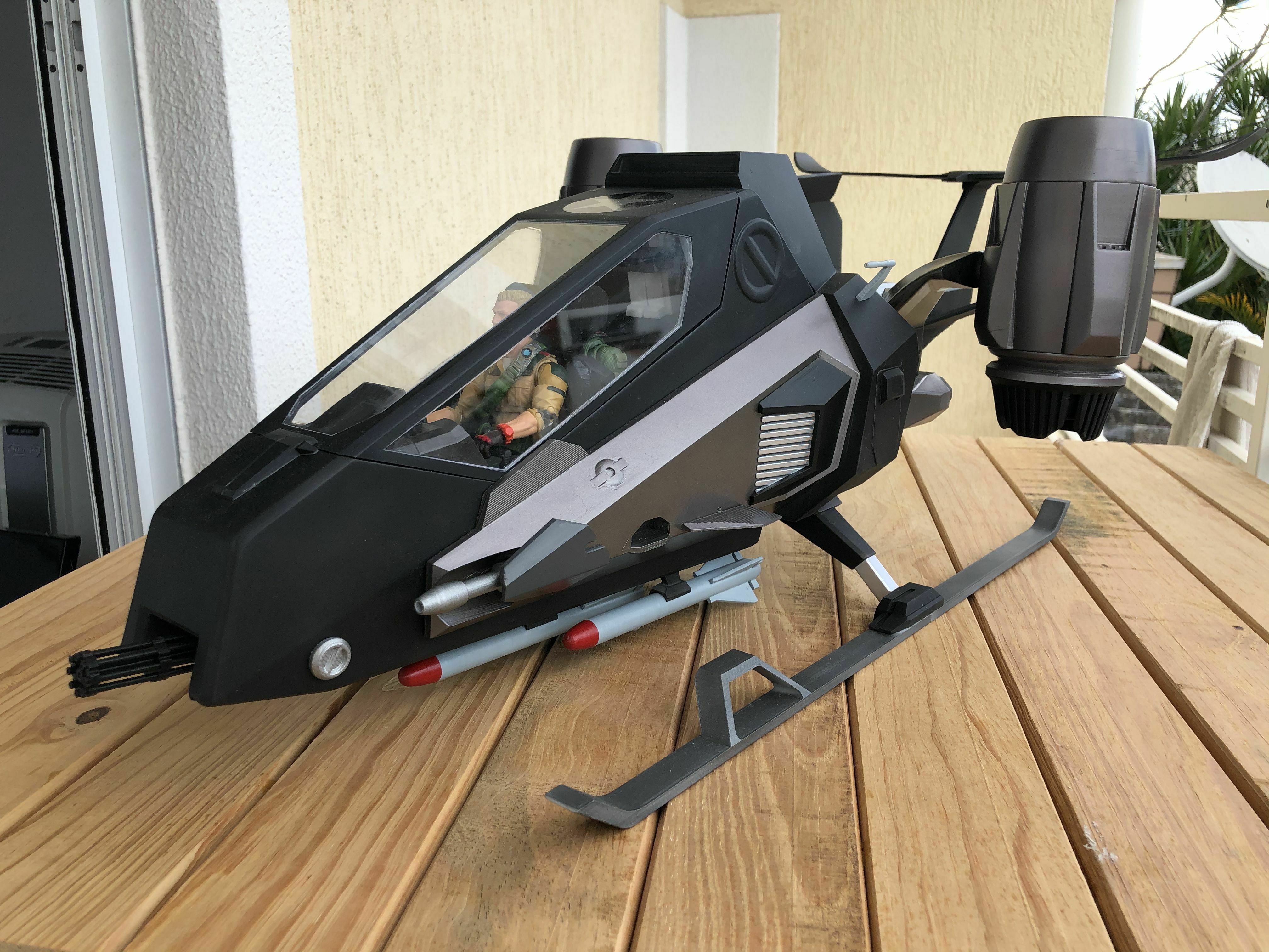 ️ DragonHawk VTOL & Rattlesnake L.A.N.G. for 1:12 (6"/15cm) figures・ 3D ...