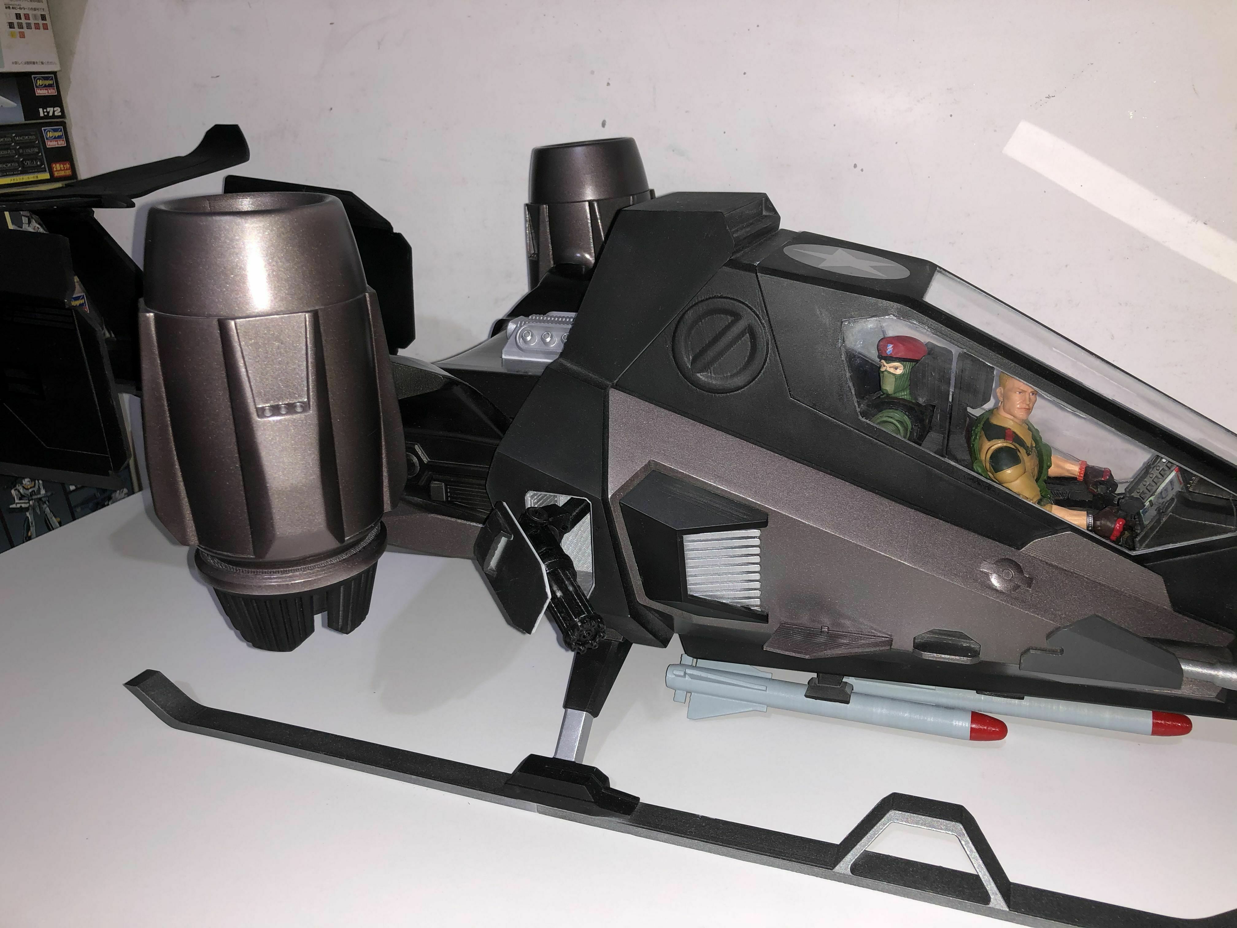 ️ DragonHawk VTOL & Rattlesnake L.A.N.G. for 1:12 (6"/15cm) figures・ 3D ...