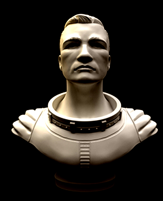 Free STL file Astronaut Bust Desk Ornament Remembrance Pilot 🧑‍🚀・3D ...