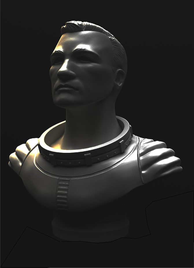 Free STL file Astronaut Bust Desk Ornament Remembrance Pilot 🧑‍🚀・3D ...