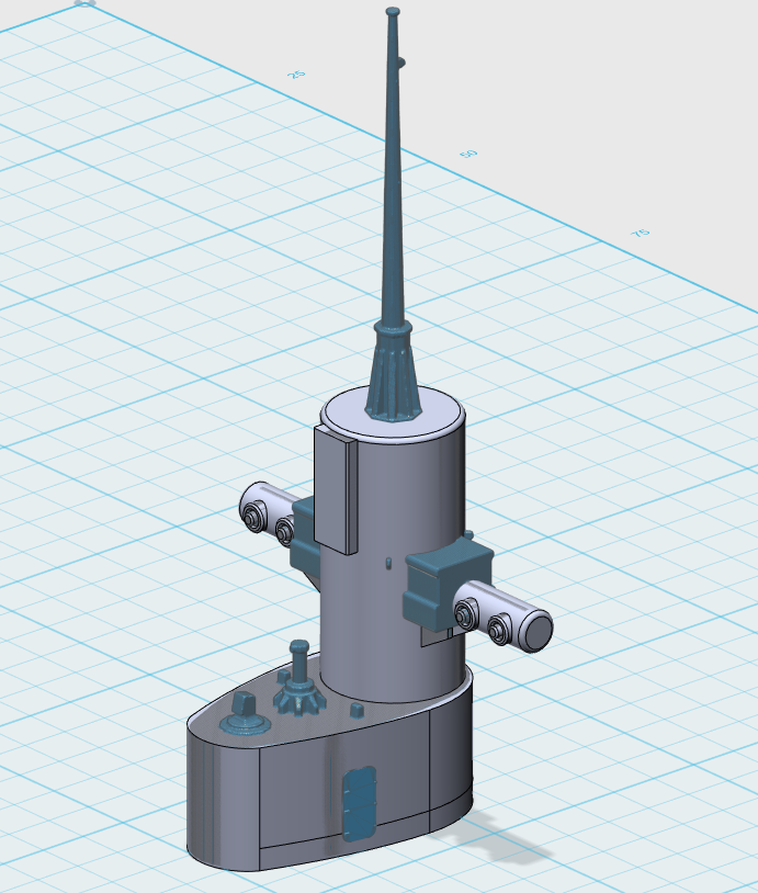 STL file Radar Admiral Hipper 1/200 🚗 ・3D print design to download・Cults