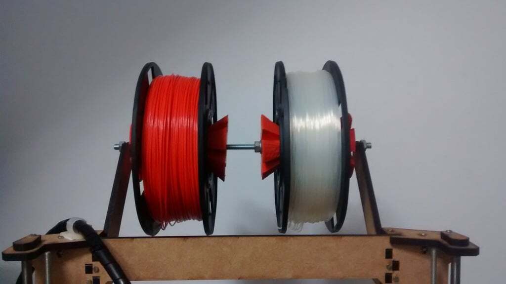 3D printed Filament coil holder for K8200・Cults
