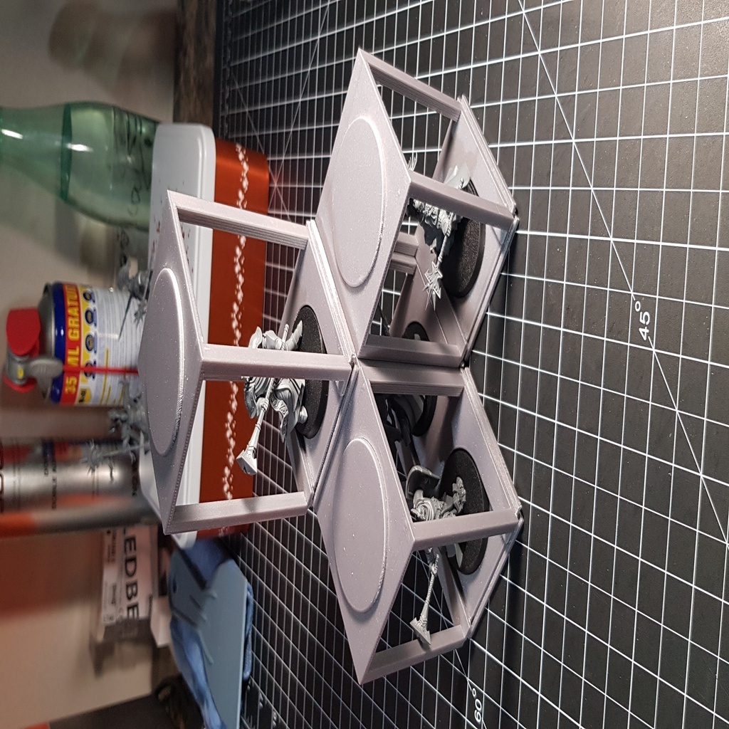 Free 3D file Miniatures frame - Cadre figurines 🖼️ ・3D printing ...