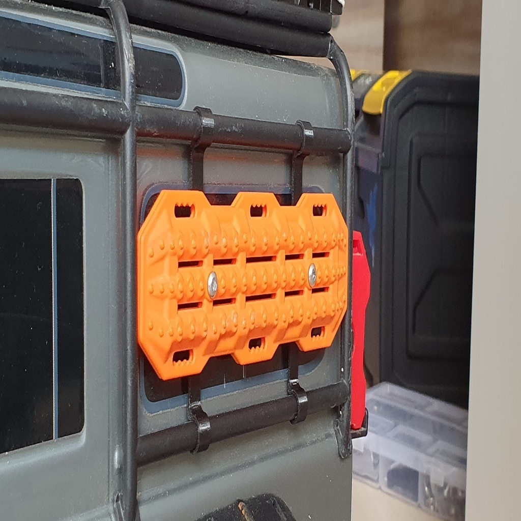 🪜 Click-On sand ladder holder for trx4 defender・Free 3D File for ・Cults