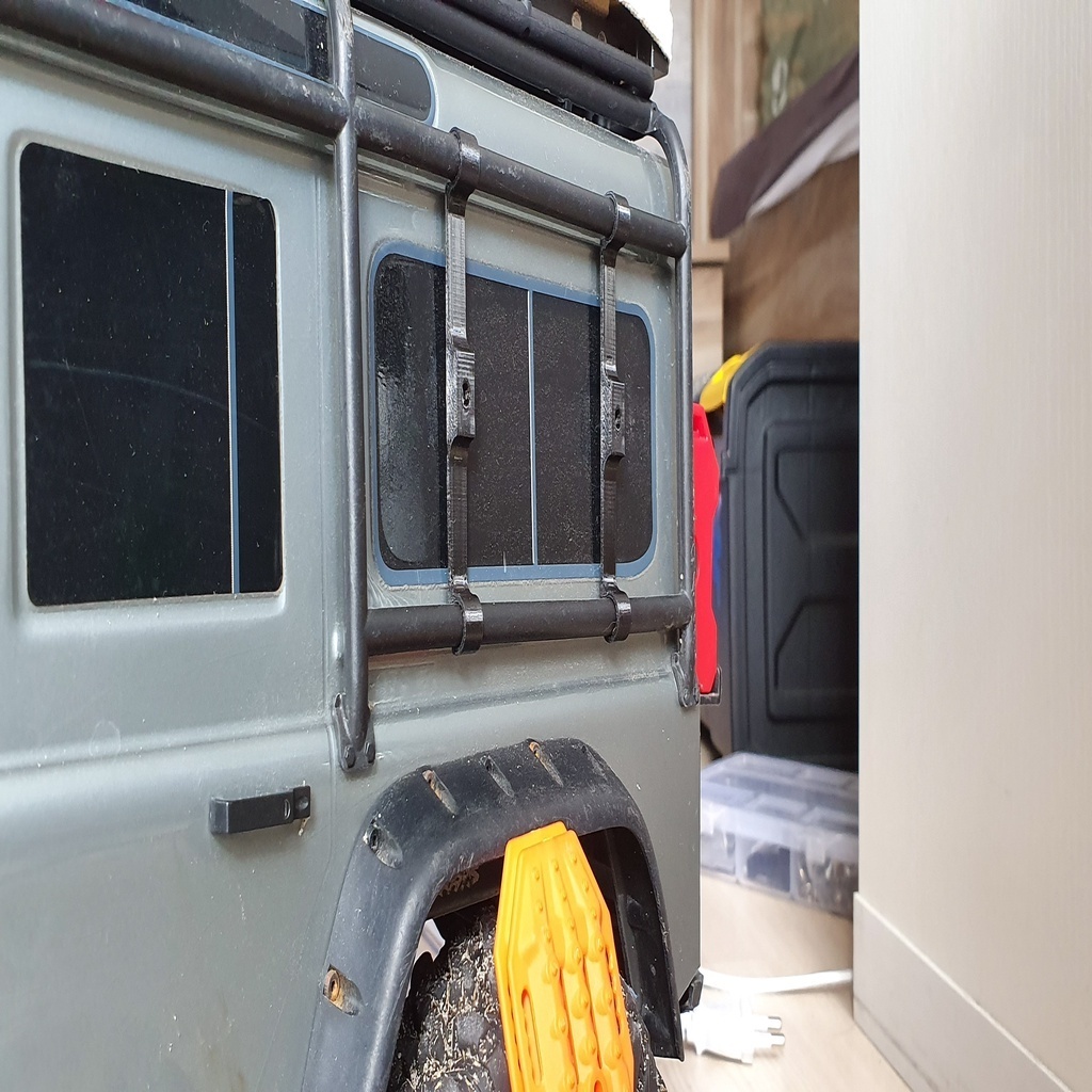 🪜 Click-On sand ladder holder for trx4 defender・Free 3D File for ・Cults