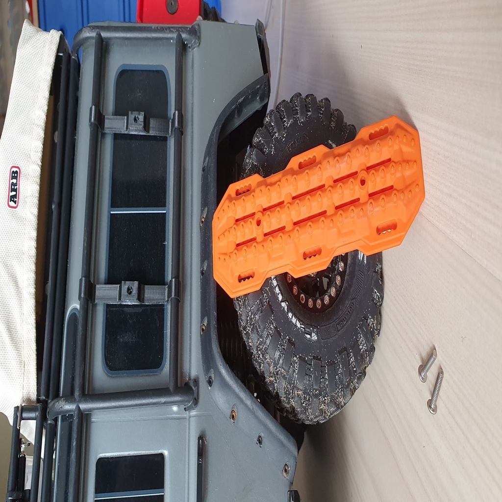 🪜 Click-On sand ladder holder for trx4 defender・Free 3D File for ・Cults