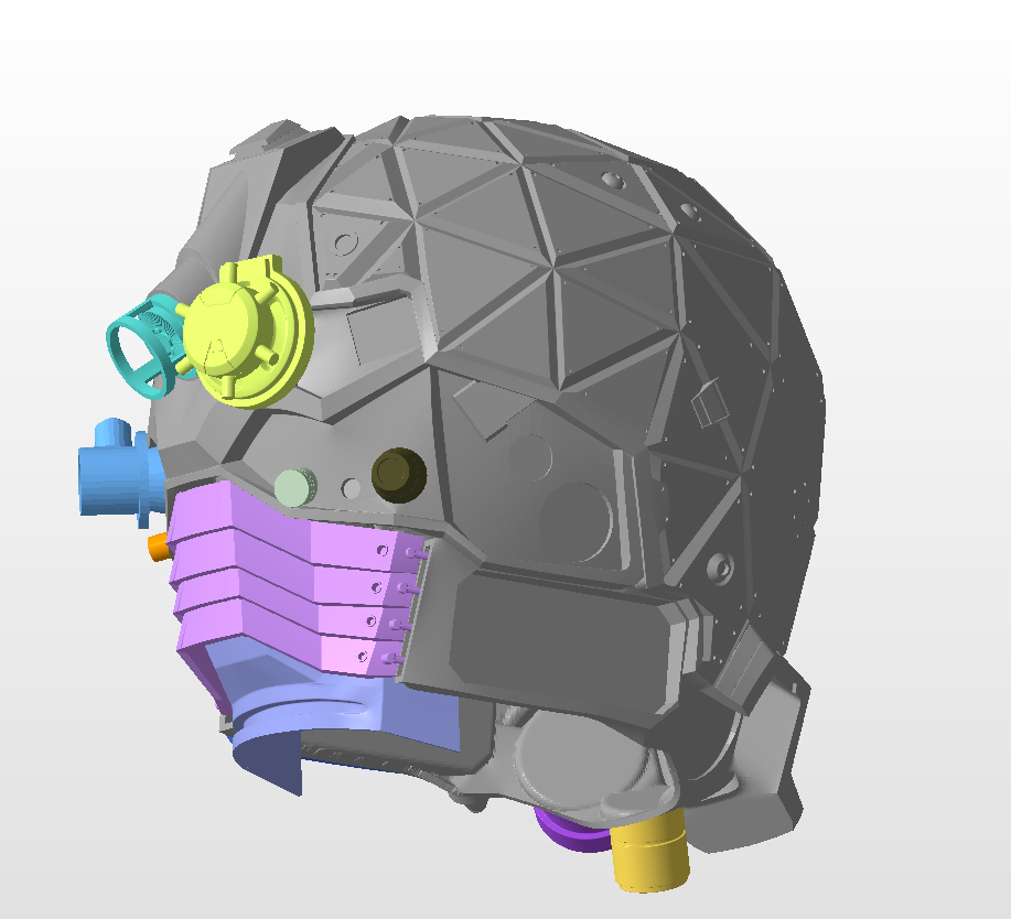 🪖 Morgan Yu Helmet from Prey・ STL File for ・Cults