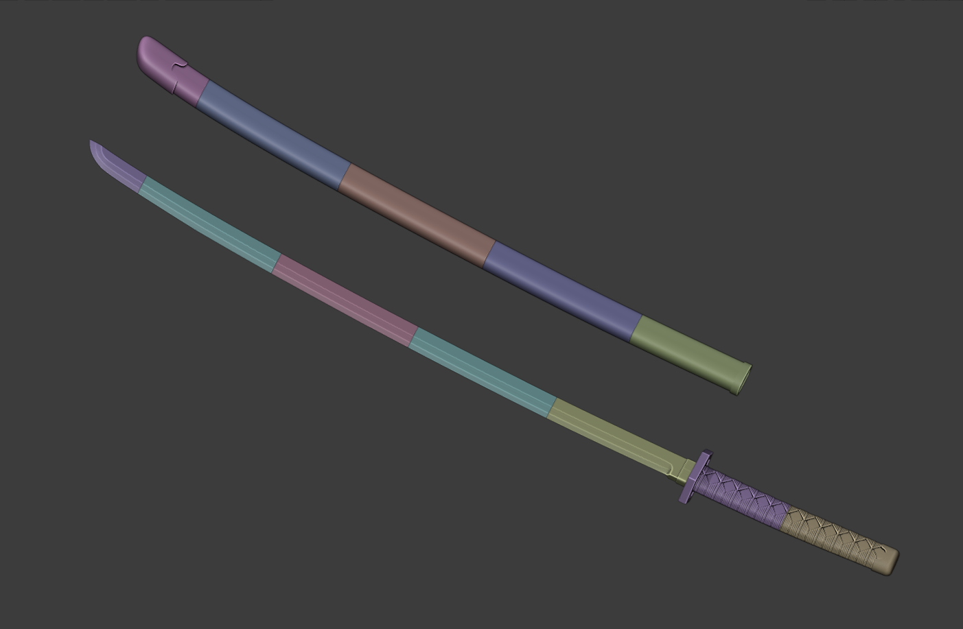 Archivo 3D Nichirin Blade de Demon Slayer 💬・Objeto de impresión 3D para ...