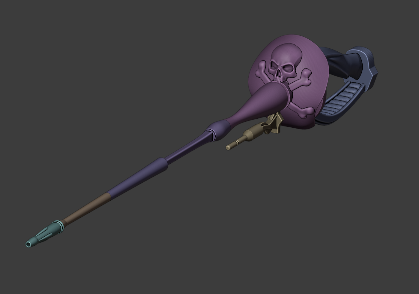 3D file Captain Harlock laser gun rapier 🔫 ・3D printer design to ...