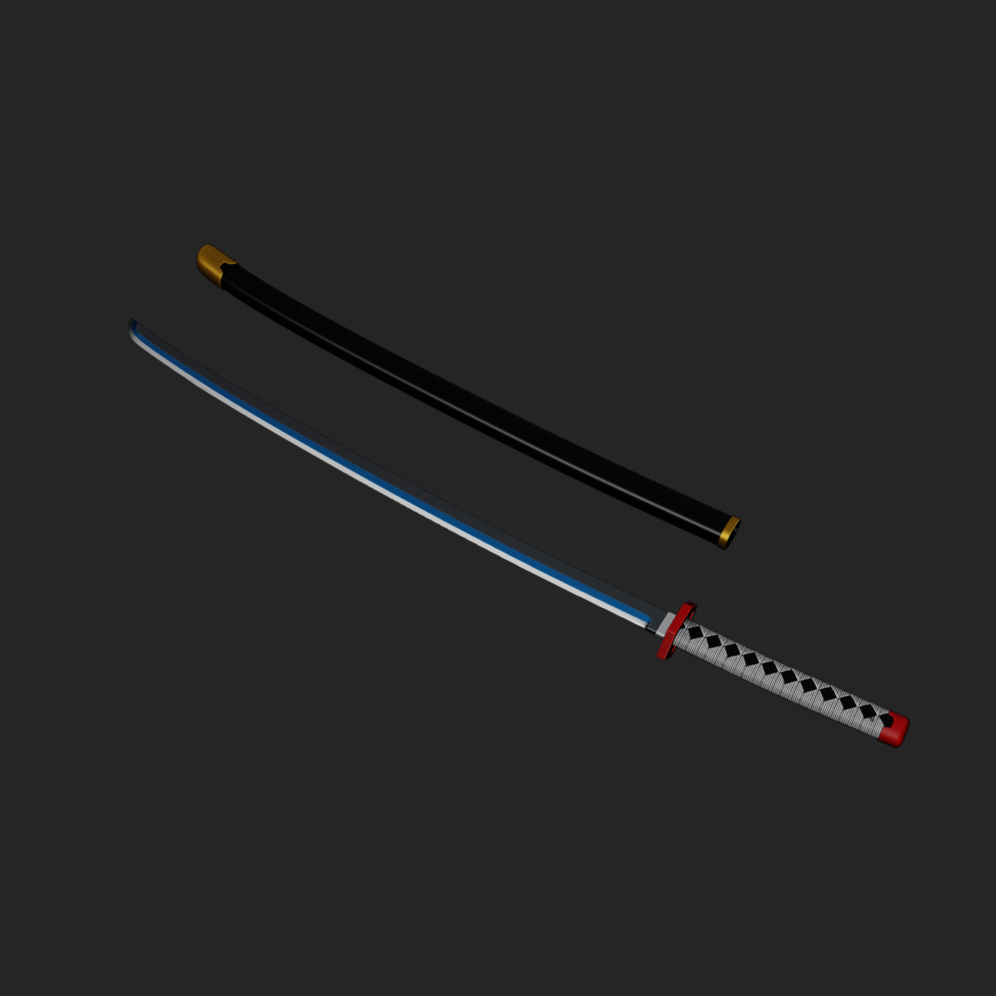 Archivo 3D Nichirin Blade de Demon Slayer 💬・Objeto de impresión 3D para ...