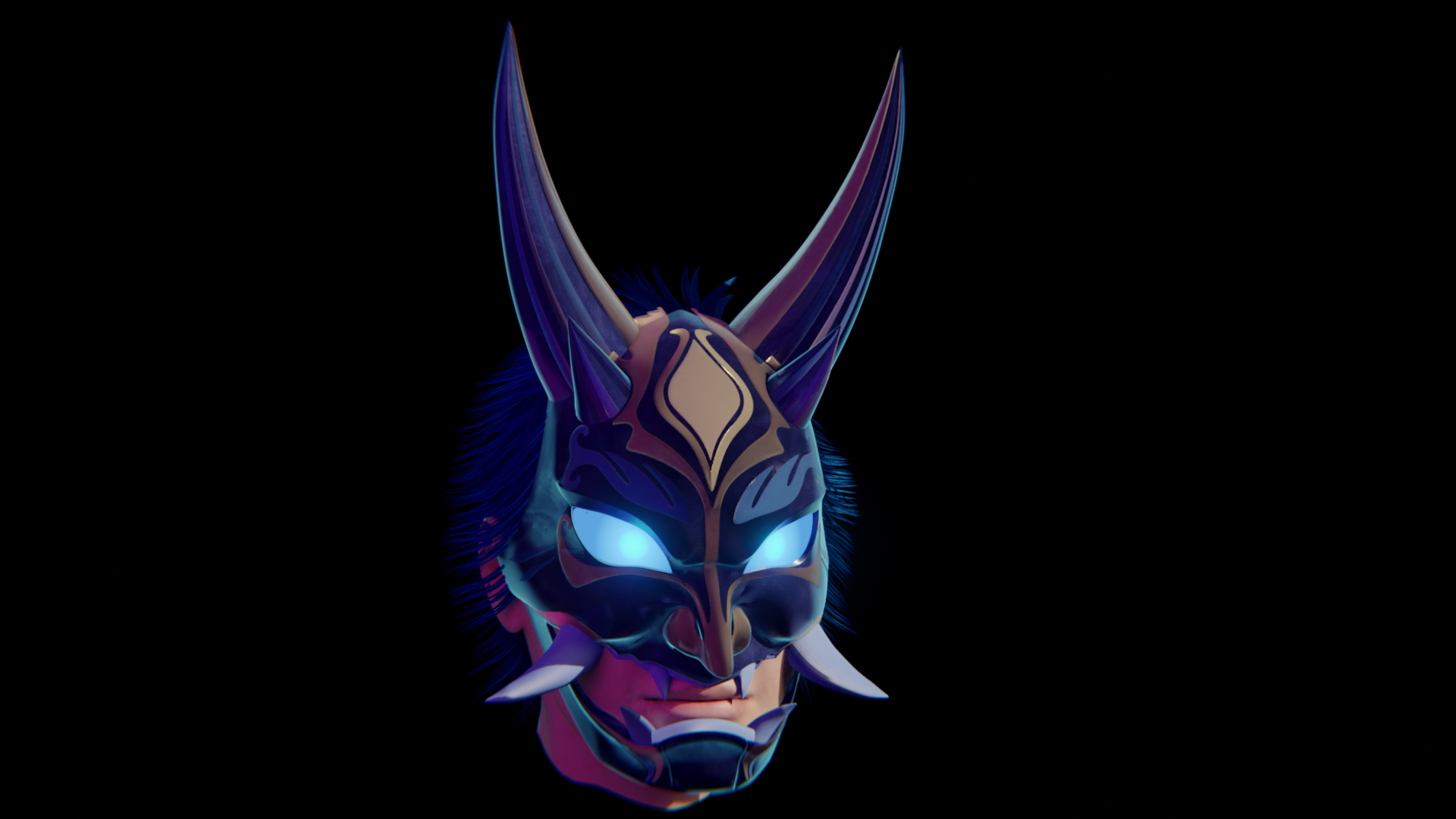 STL file Xiao mask from Genshin Impact 💭 ・Model to download and 3D ...