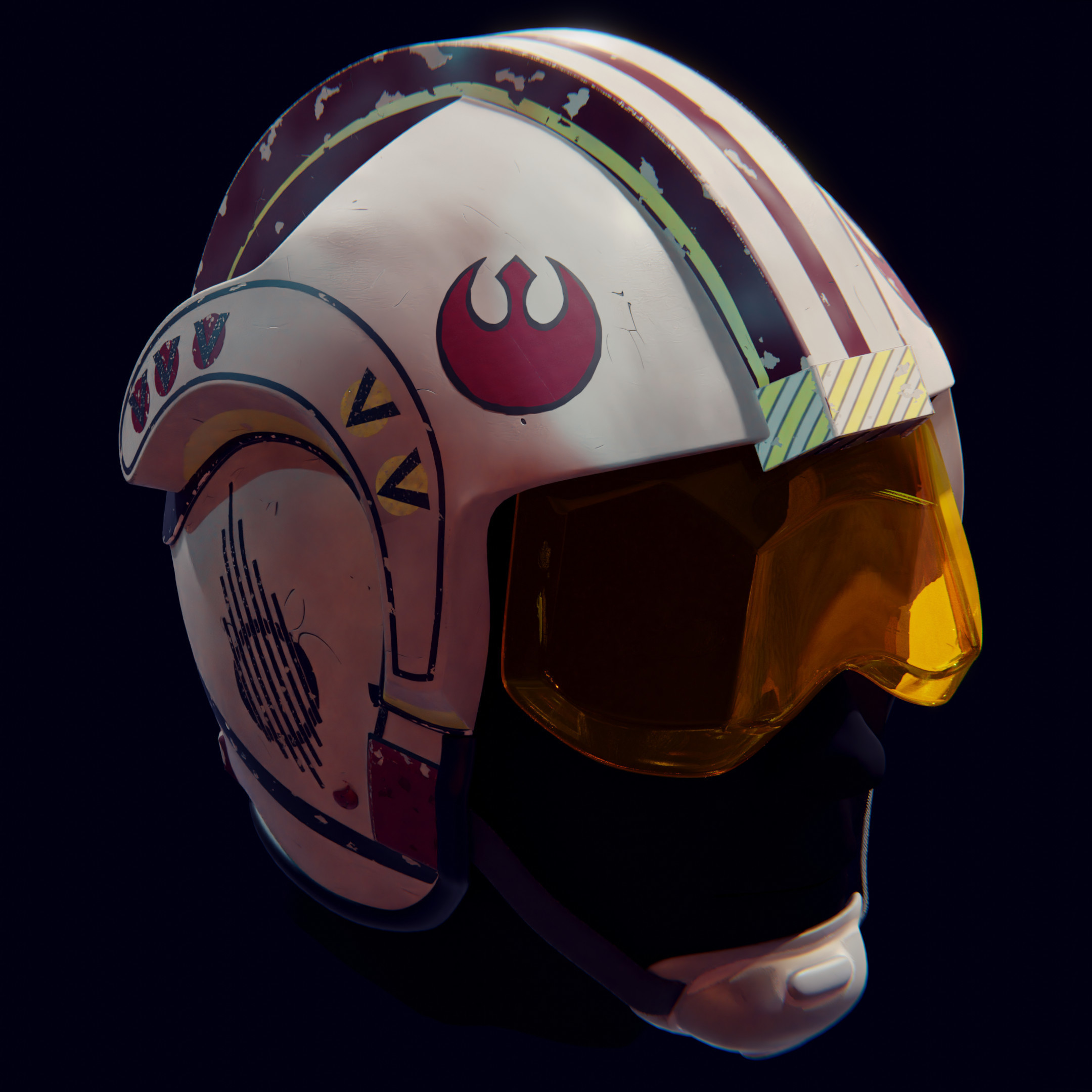 STL file X-Wing Helmet from Star Wars 🚀・Model to download and 3D print ...