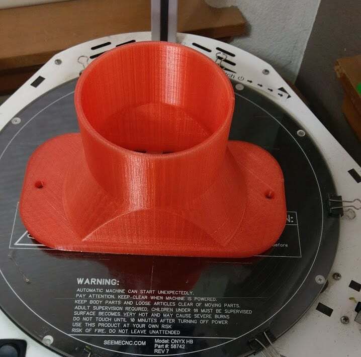 3D print K40 Exhaust Vent・Cults