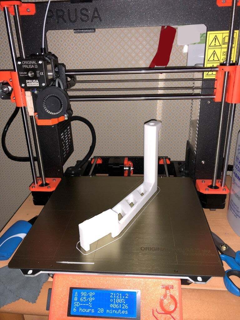 🪢 Prusa i3 MK3 Spool Holder (Mirrored)・Free STL File for ・Cults