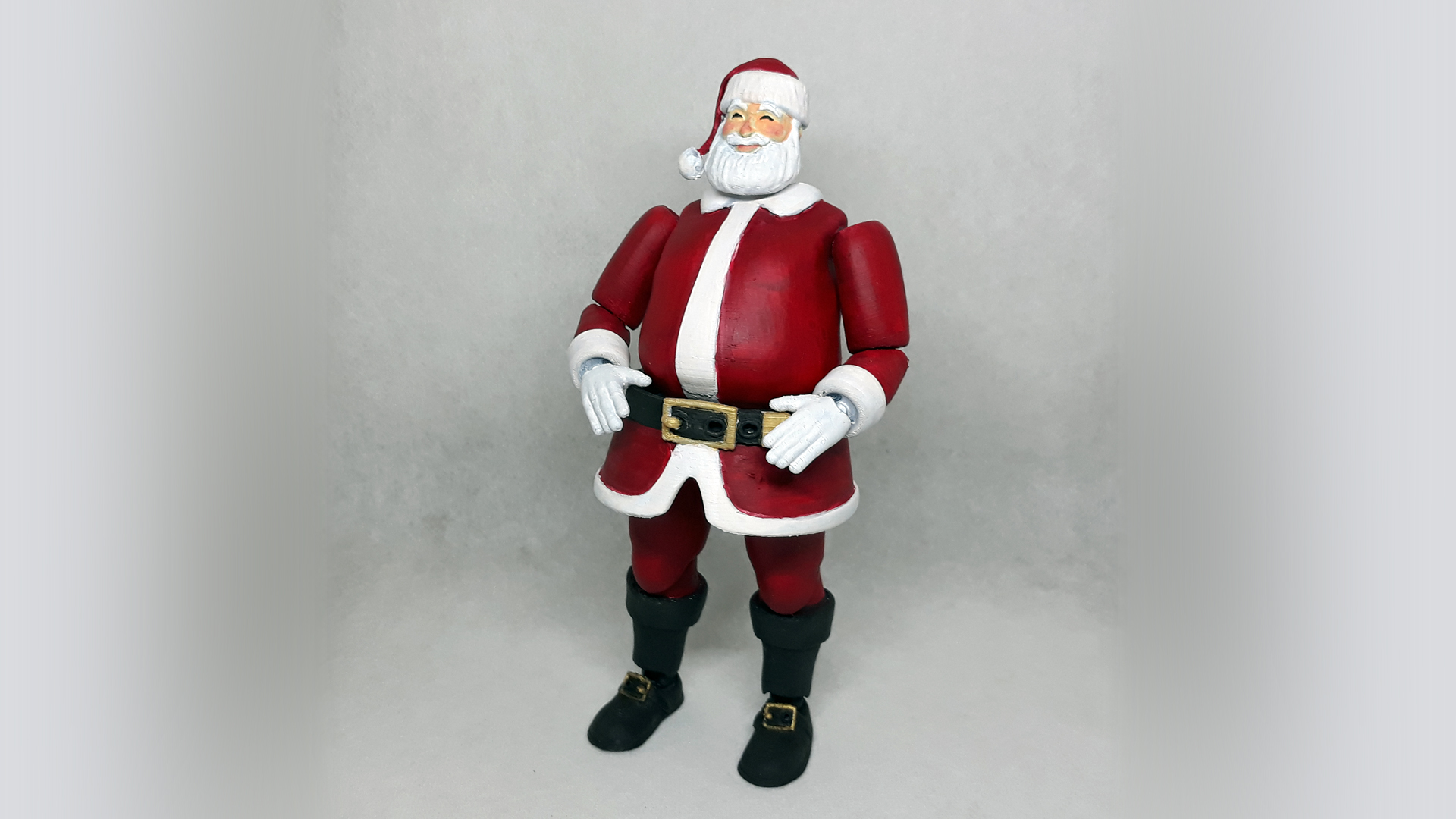 🎅 santa claus articulated action figure 3D print model・ 3D File for ・Cults