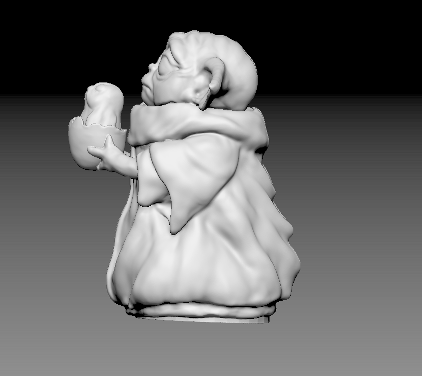 Free STL file Pack Star wars: baby Yoda Jedi, Baby Yoda with porg, Baby ...