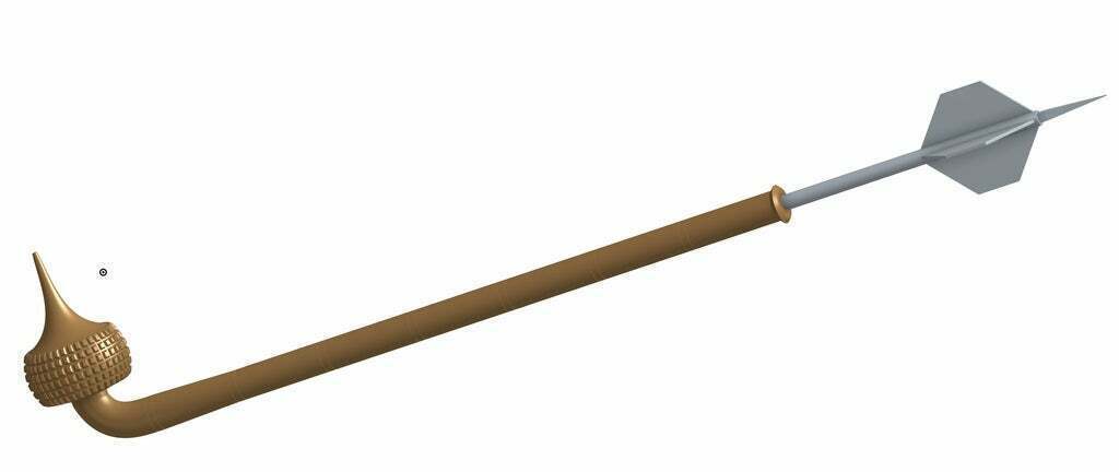 Free STL file Gaffi Stick V3 ・3D printer design to download・Cults