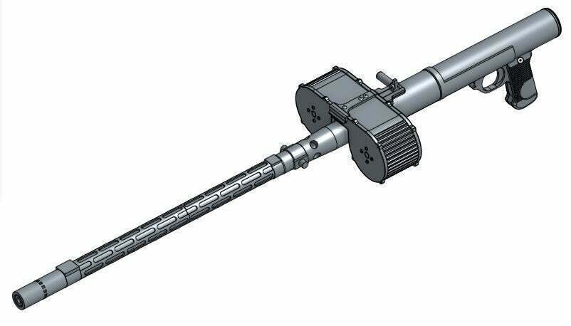 Free STL file RT-97C Heavy Blaster / MG-15 ・Template to download and 3D ...