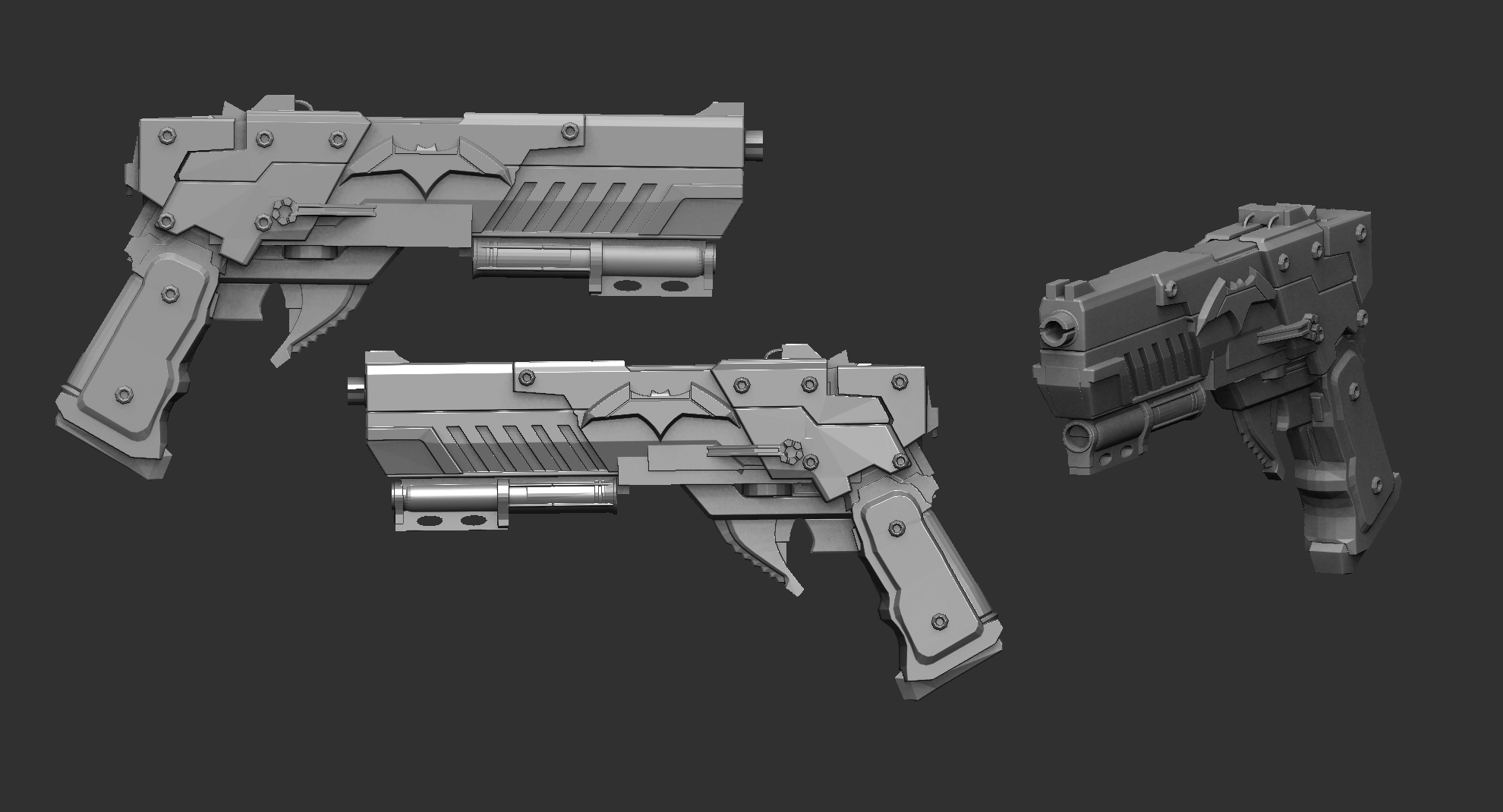 👾 red hood battle damaged head and guns for acction figures scale 1:12 ...