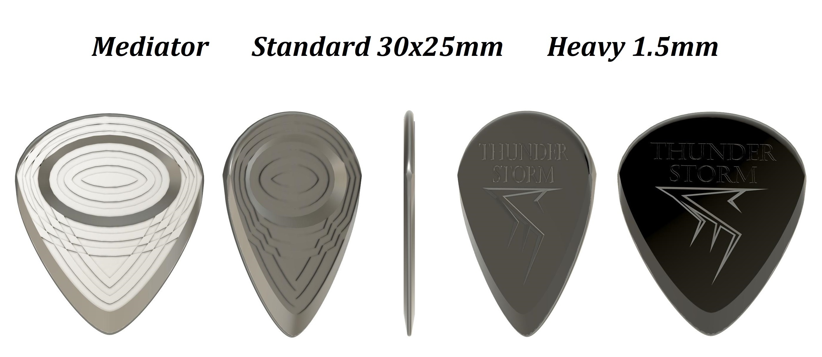 STL file Mediator Guitar ThunderStorm 🎸 ・3D printer design to download ...
