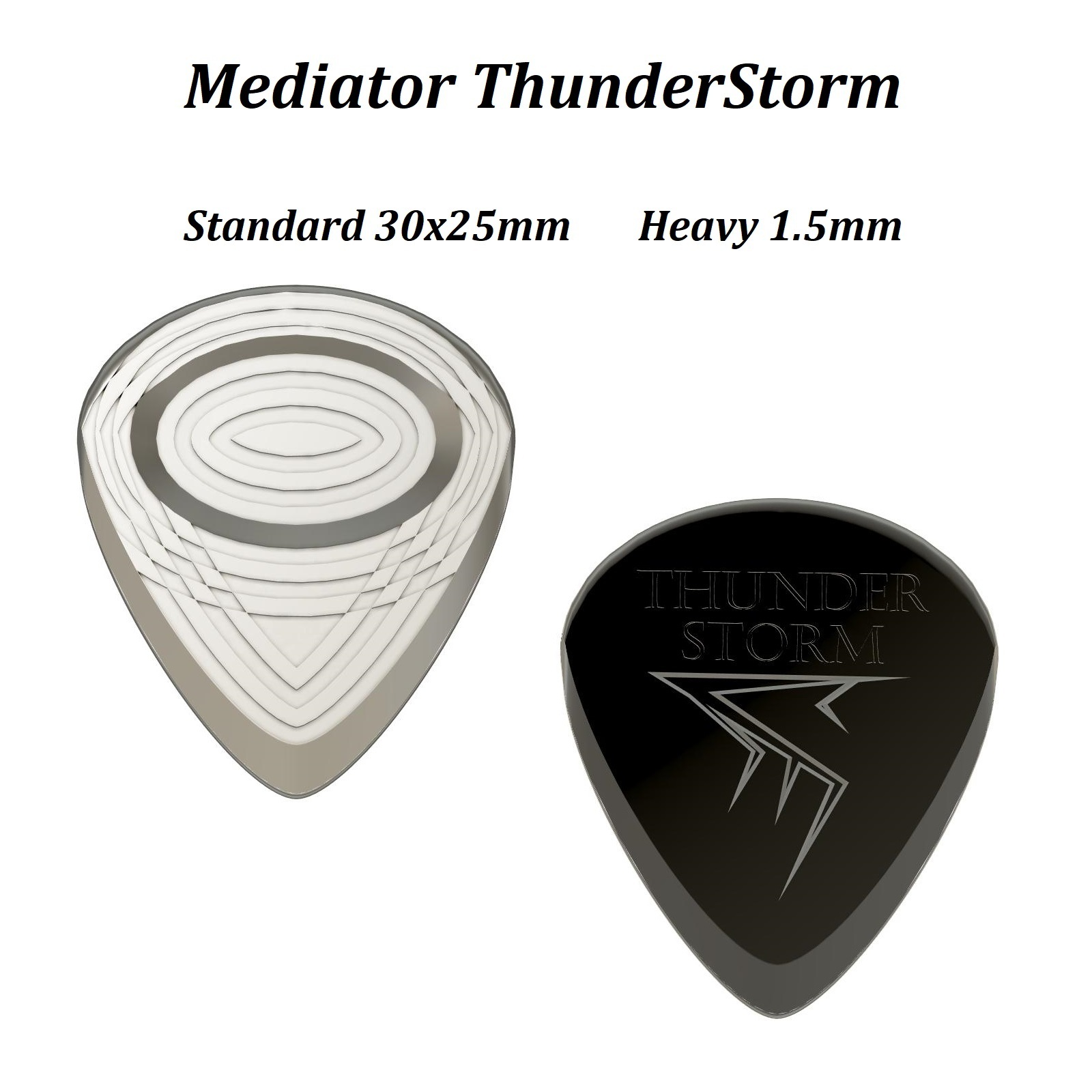 STL file Mediator Guitar ThunderStorm 🎸 ・3D printer design to download ...