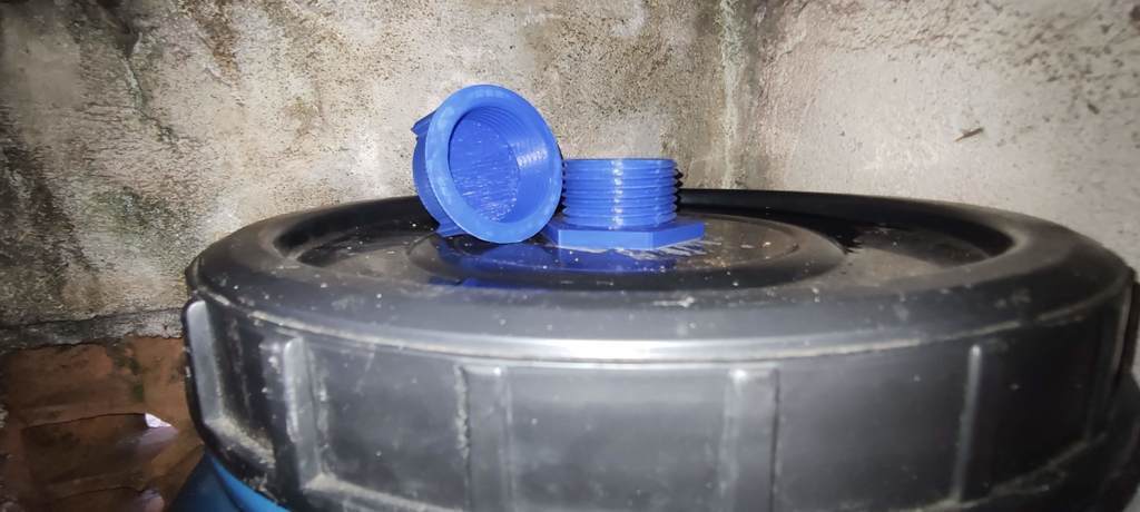 🚰 Water tank adapter with screw cap・Free 3D File for ・Cults