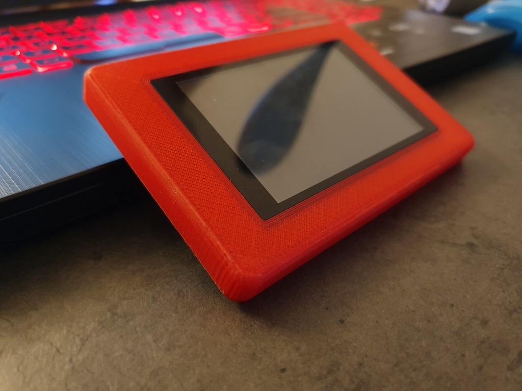 Free 3D file Raspberry Innot-maker 3.5 touchscreen - Switch plate Wall ...