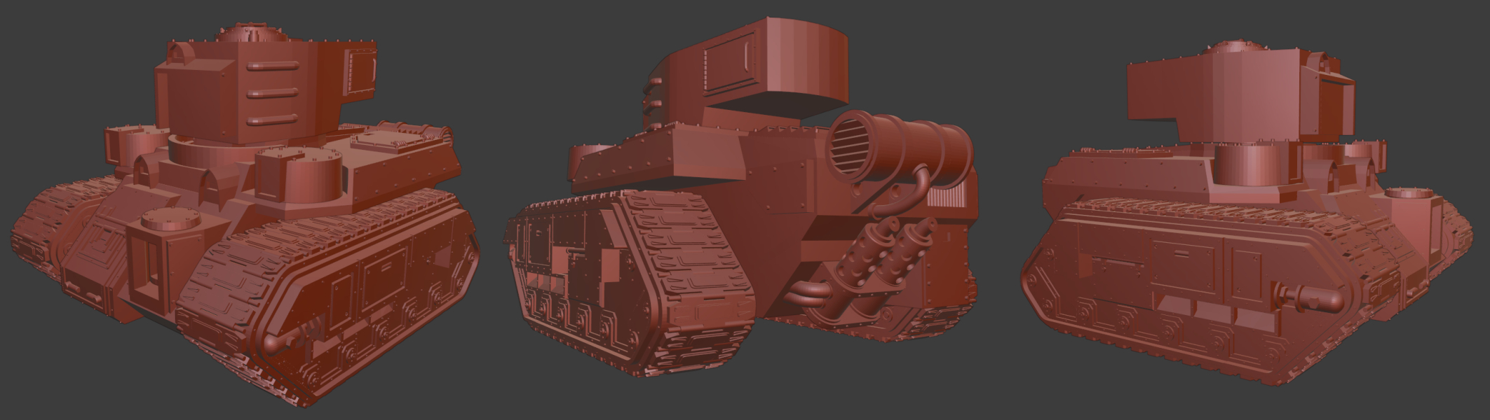 🪖 Ragnarok Battle Tank・Free STL File for ・Cults