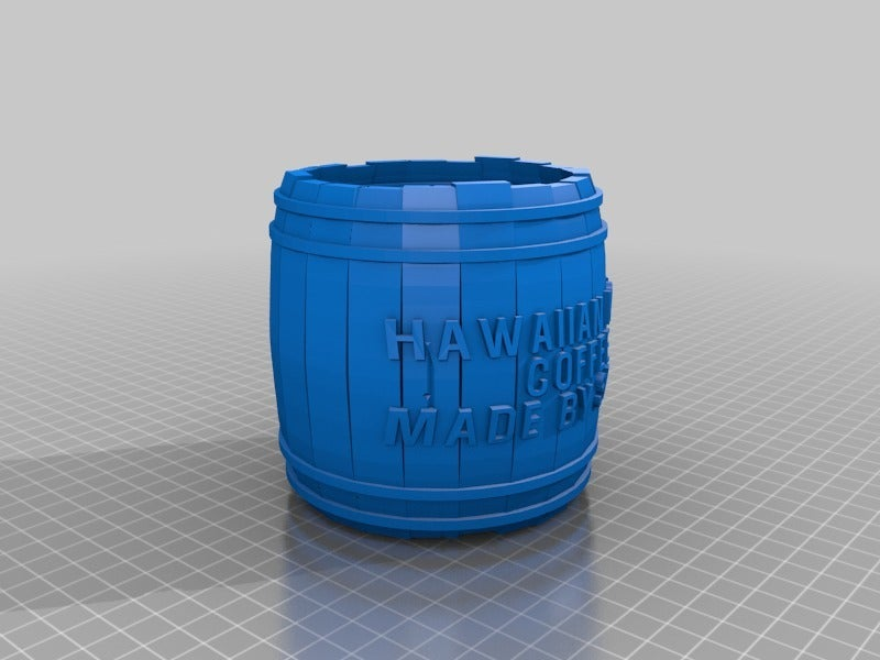 Free STL file Oak bucket and cap 🪣 ・Object to download and to 3D print ...